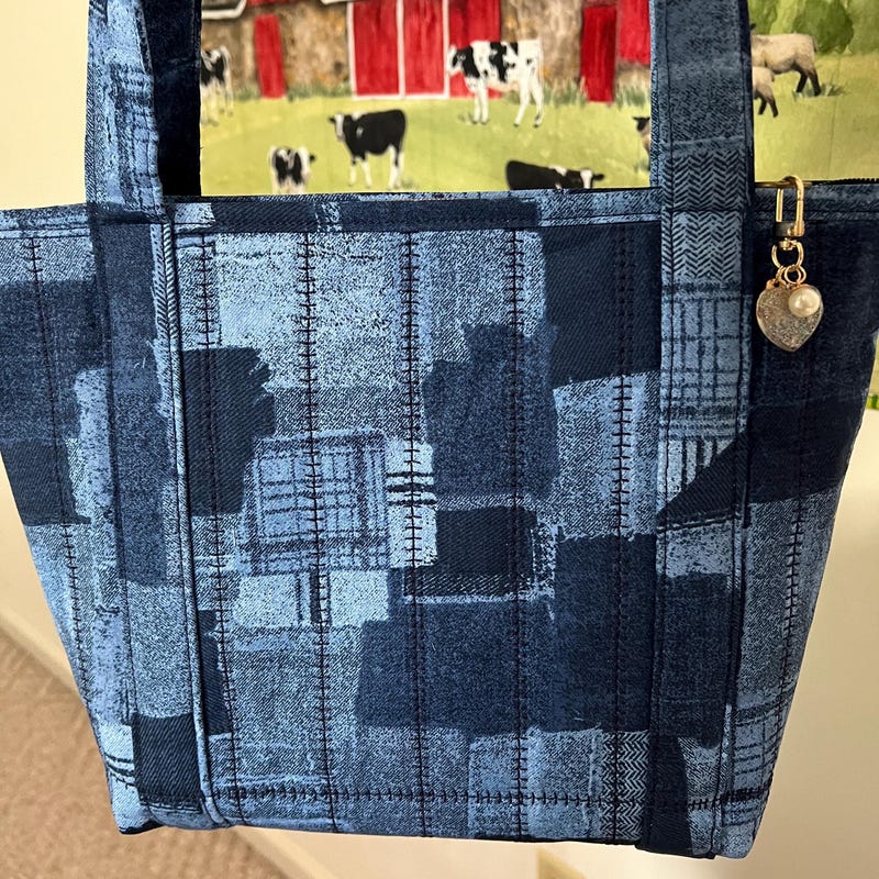 Denim Tote Bags Hand Made - Etsy