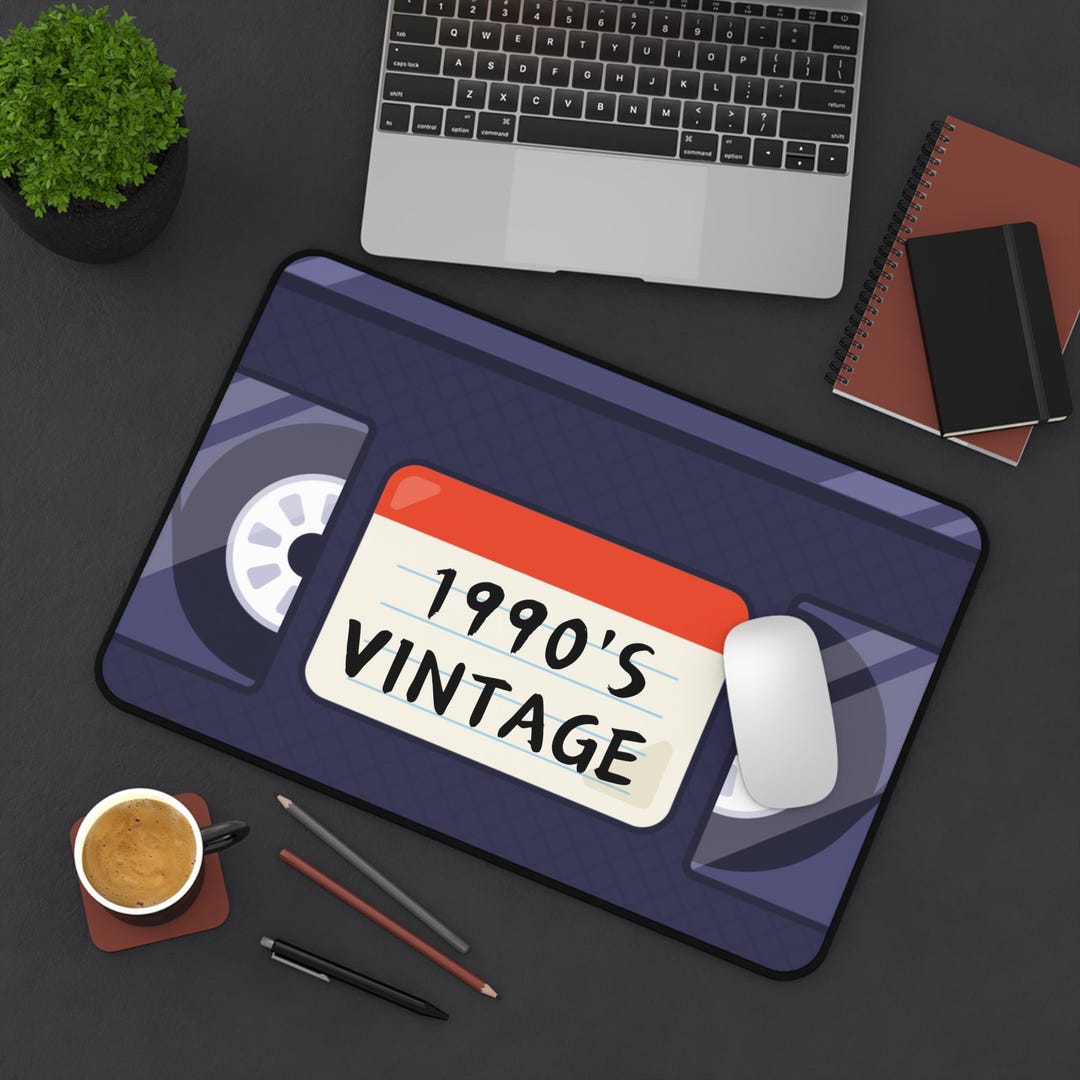 Retro Cassette Tape Desk Mat, Music Lovers Gift, Gaming Mousepad ...