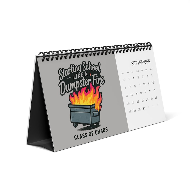 2026 Dumpster Fire Calendar: A Year of Sarcastic Wisdom, Spicy ...