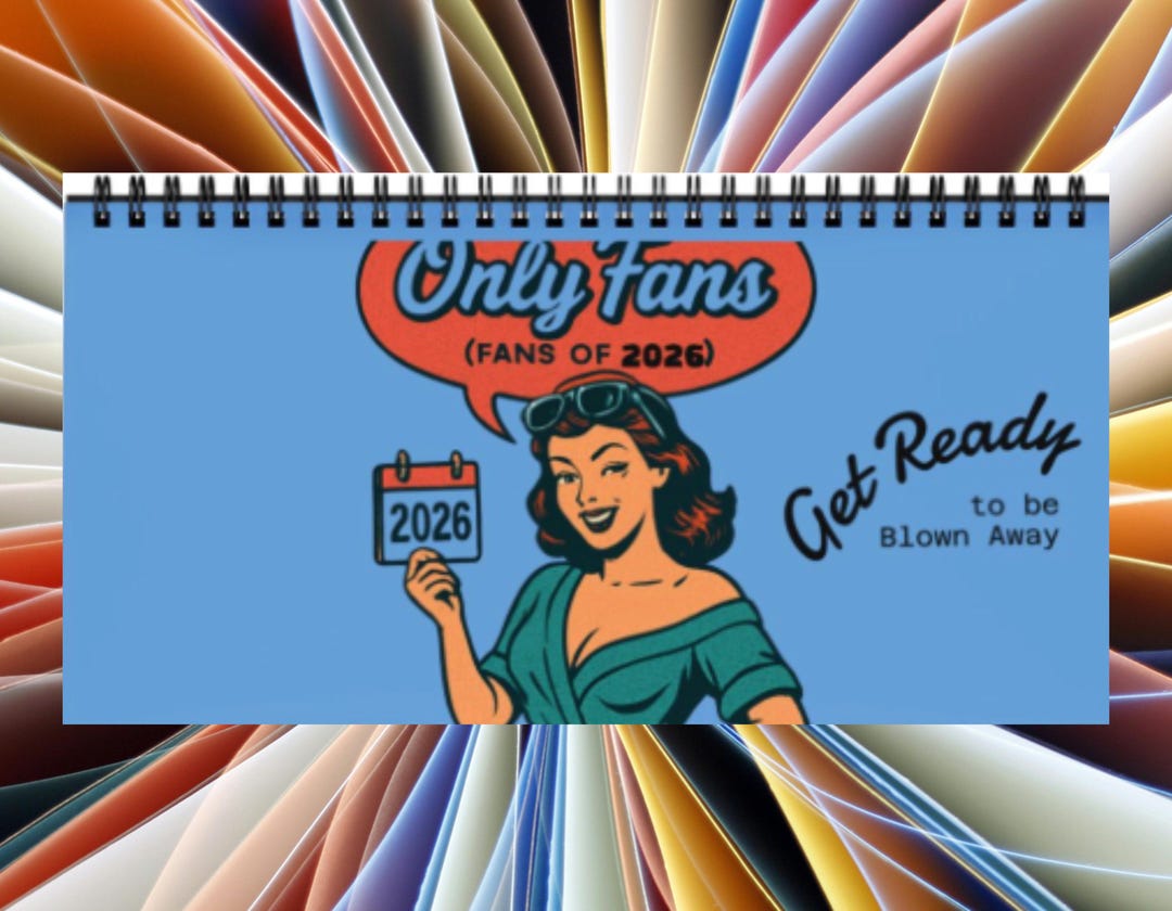 Funny Desk Calendar 2026 - Only Fans Meme Calendar - Etsy