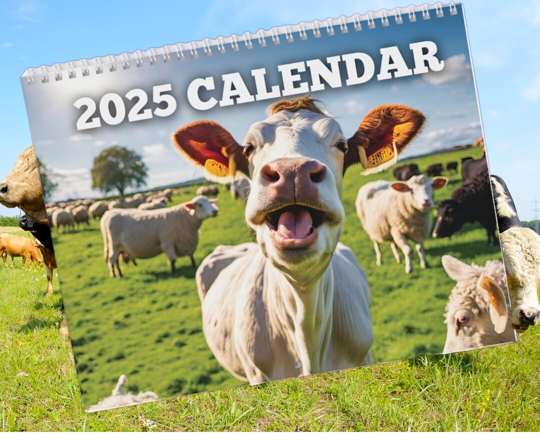 Farm Animals Calendar 2025 - Adorable Farm Theme, Nursery Decor, Gift ...