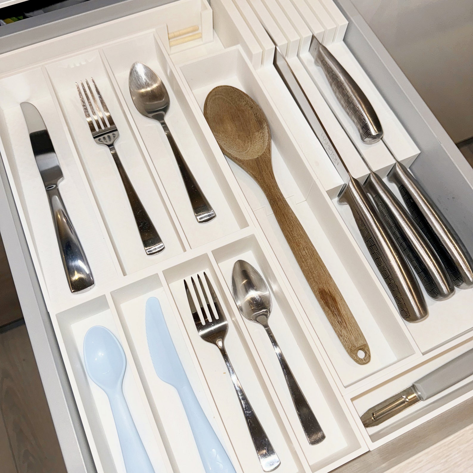 Custom Kitchen Drawer Organizer: Personalized, Washable, Tailored Fit ...