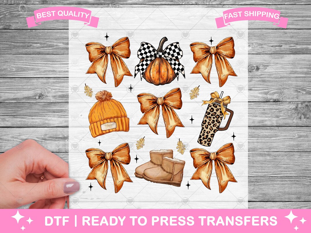 Fall Autumn Cosy Winter DTF Transfers, DTF Prints, Ready to Press Shirt ...