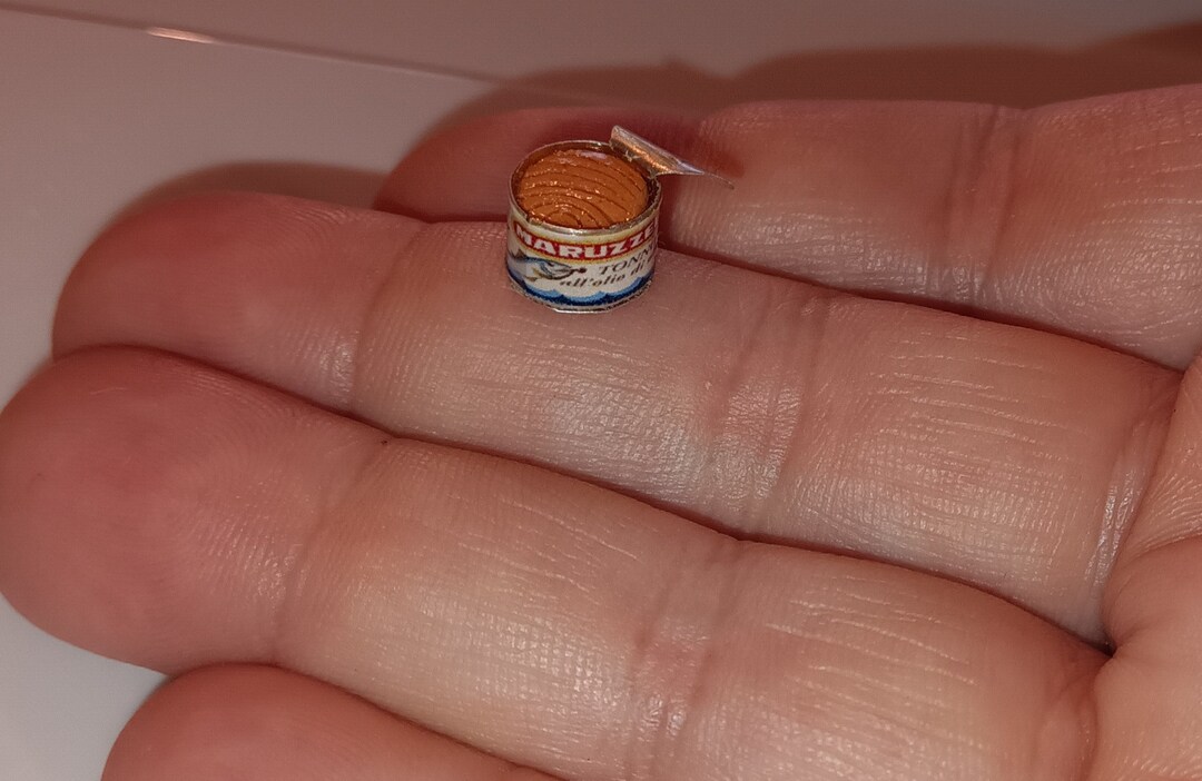 1/12 Scale Can of Tuna Dollhouse Miniature - Etsy