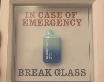 Fill Yourself Frame, in Case of Emergency Break Glass, Gift - Etsy