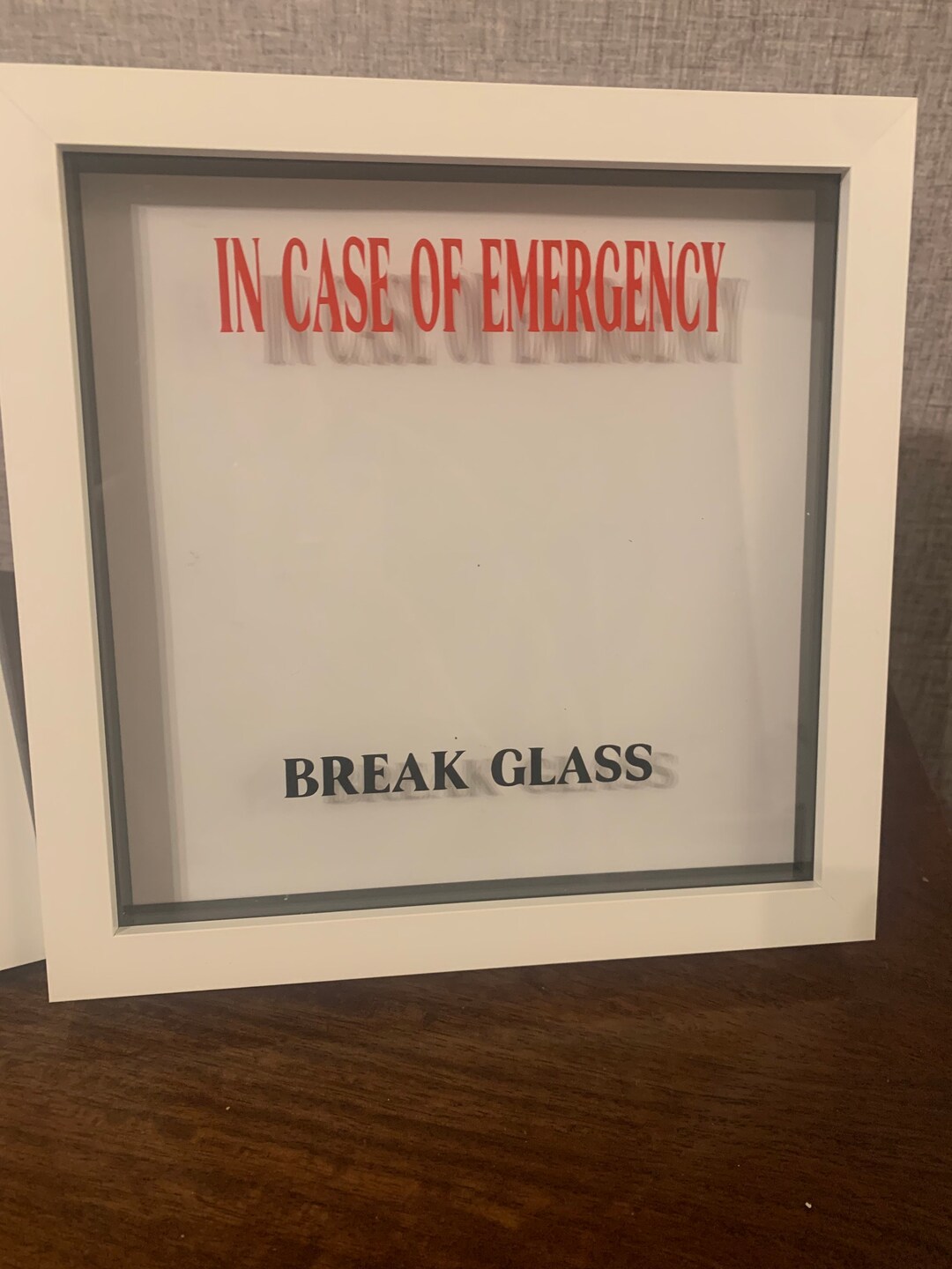 Fill Yourself Frame, in Case of Emergency Break Glass, Gift - Etsy