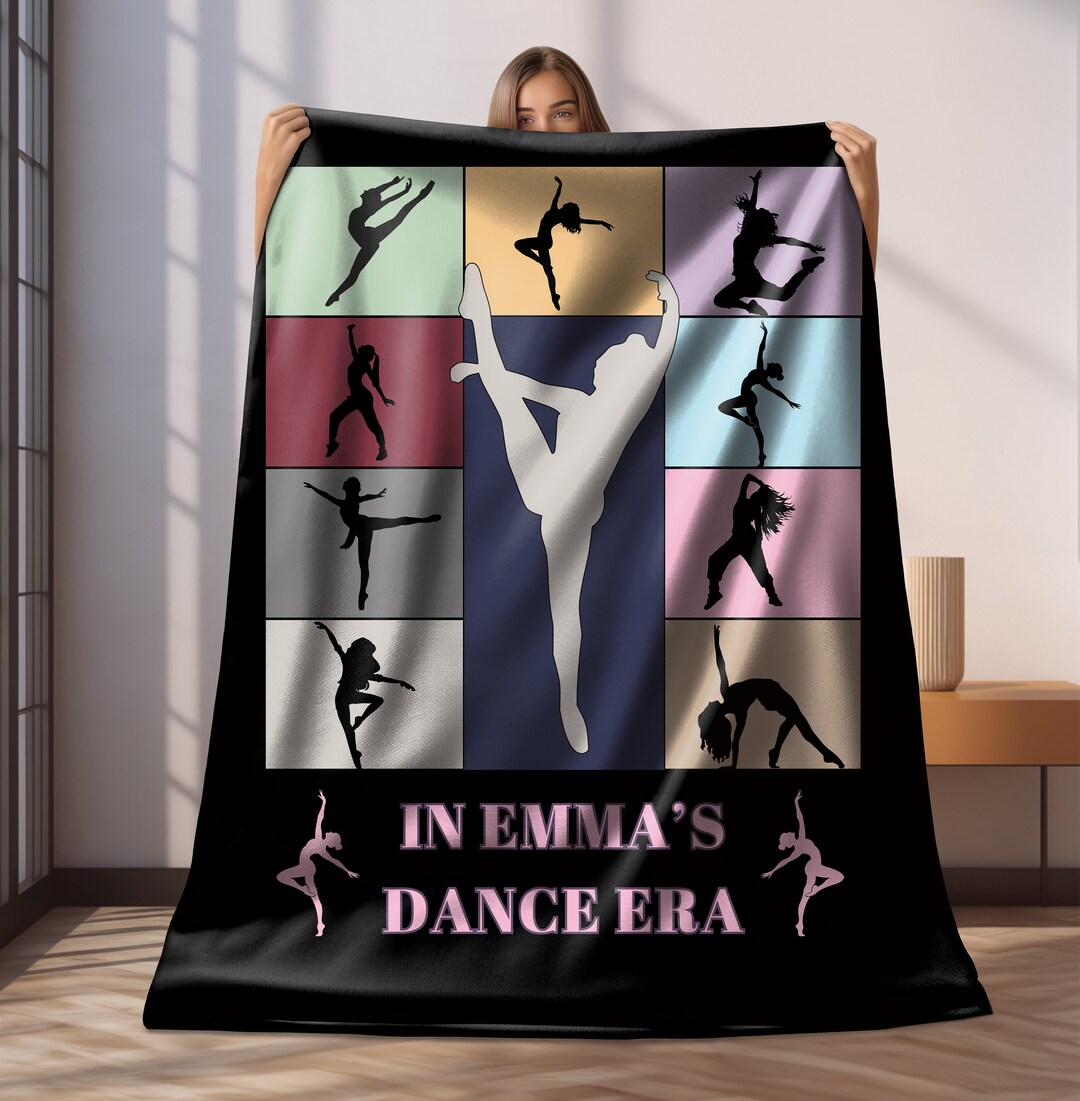 Personalized Dance Blanket for Girls Custom Dancer Gifts for Dancers ...