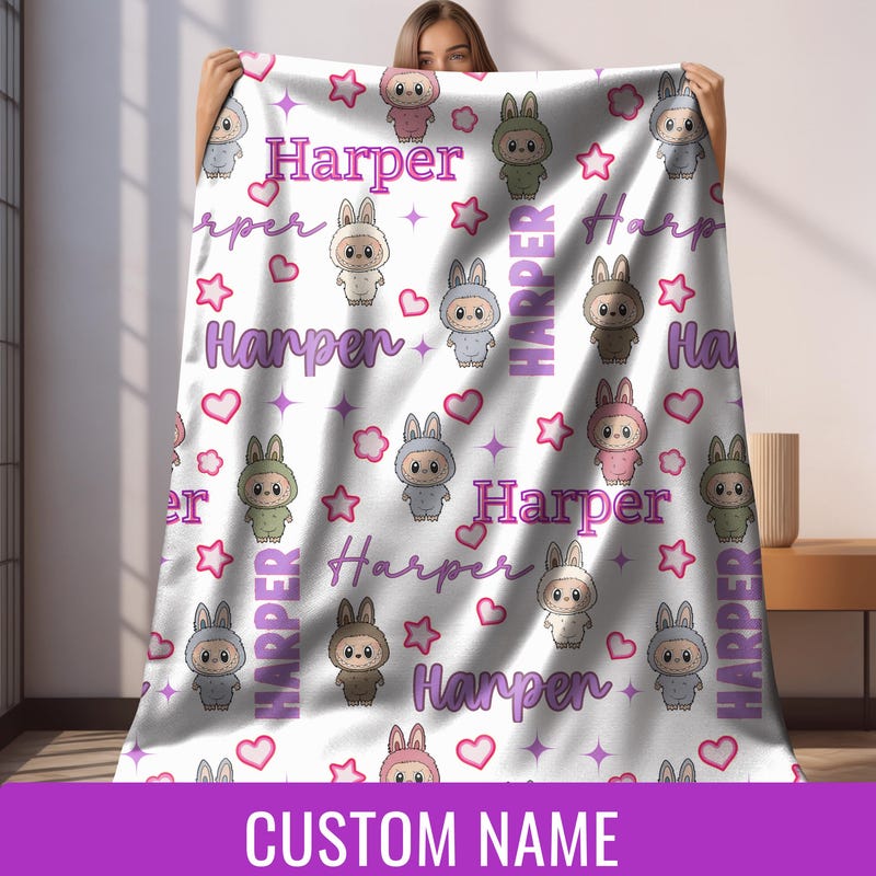 Labubu Blanket - Etsy