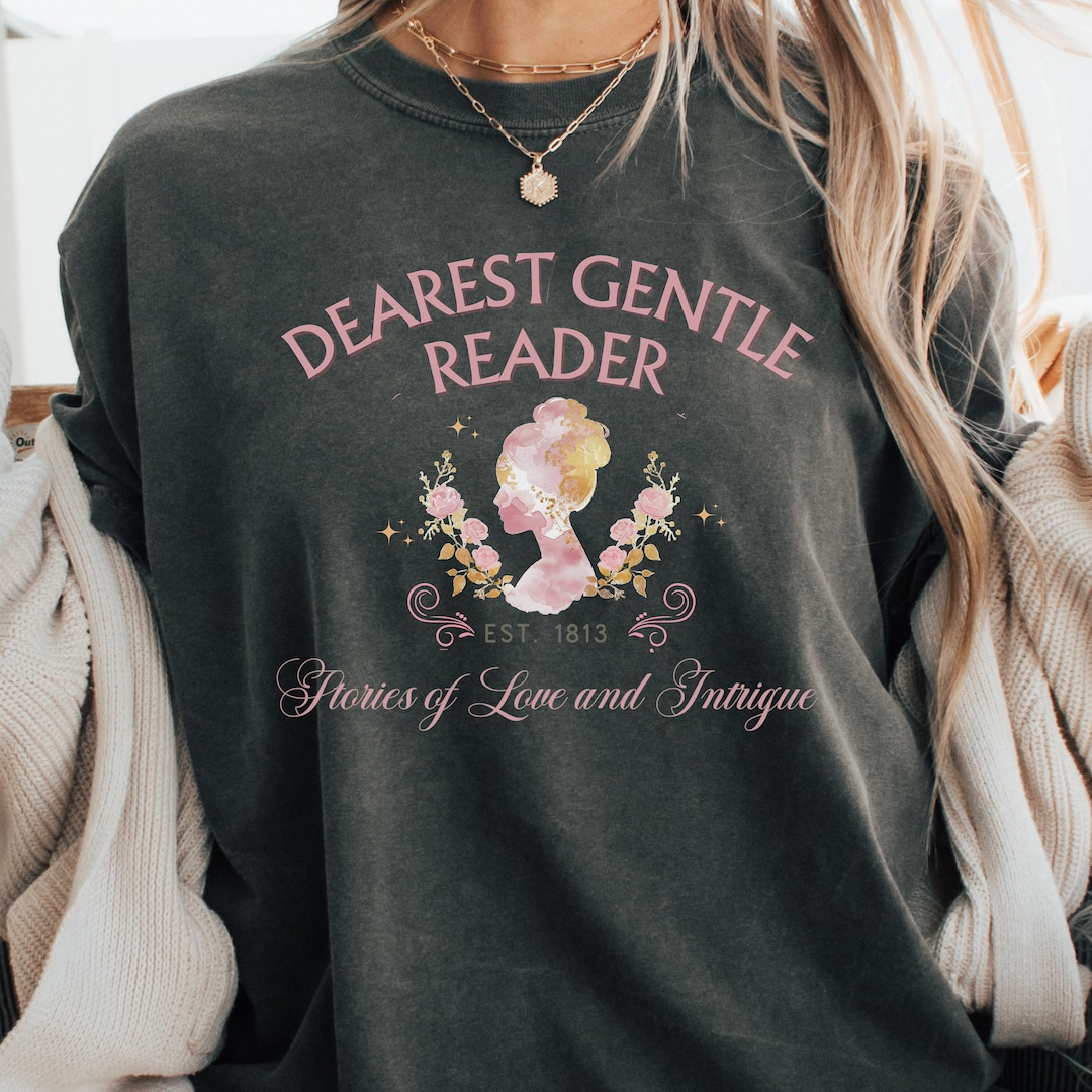 Bridgerton Shirt Women Dearest Gentle Reader Tshirt Bridgerton Gifts for Bridgerton Fan Movie ...