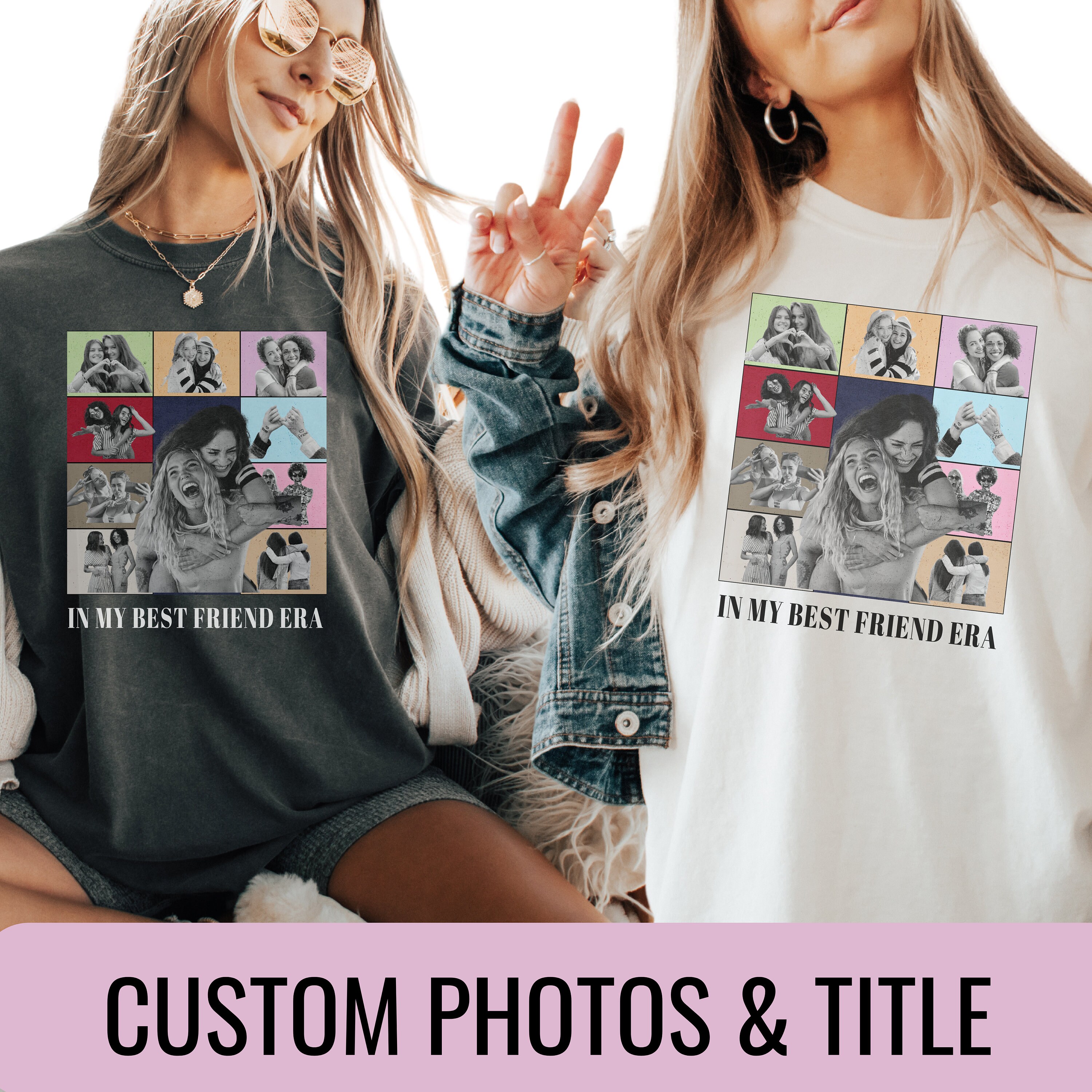 Best Friend Matching Tshirt Eras Tour Shirt Custom Bestie Shirt Best ...