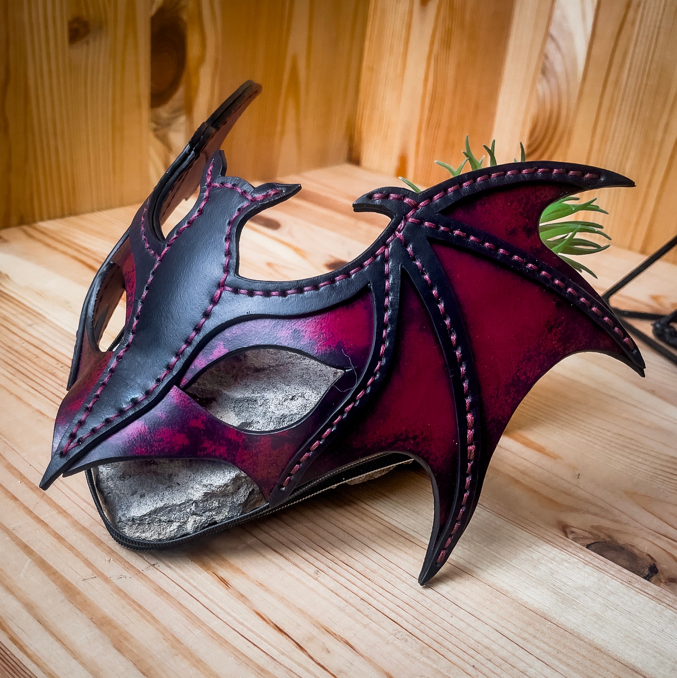 Leather Bat Face Mask, Cosplay - Etsy