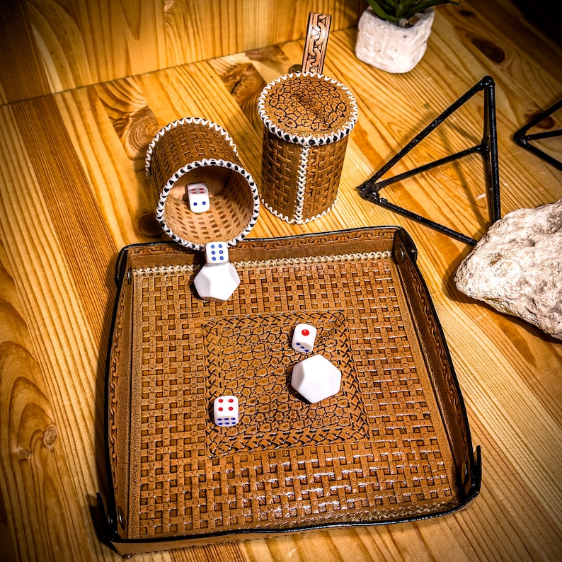 Leather Dice Tray Pdf Pattern - Etsy
