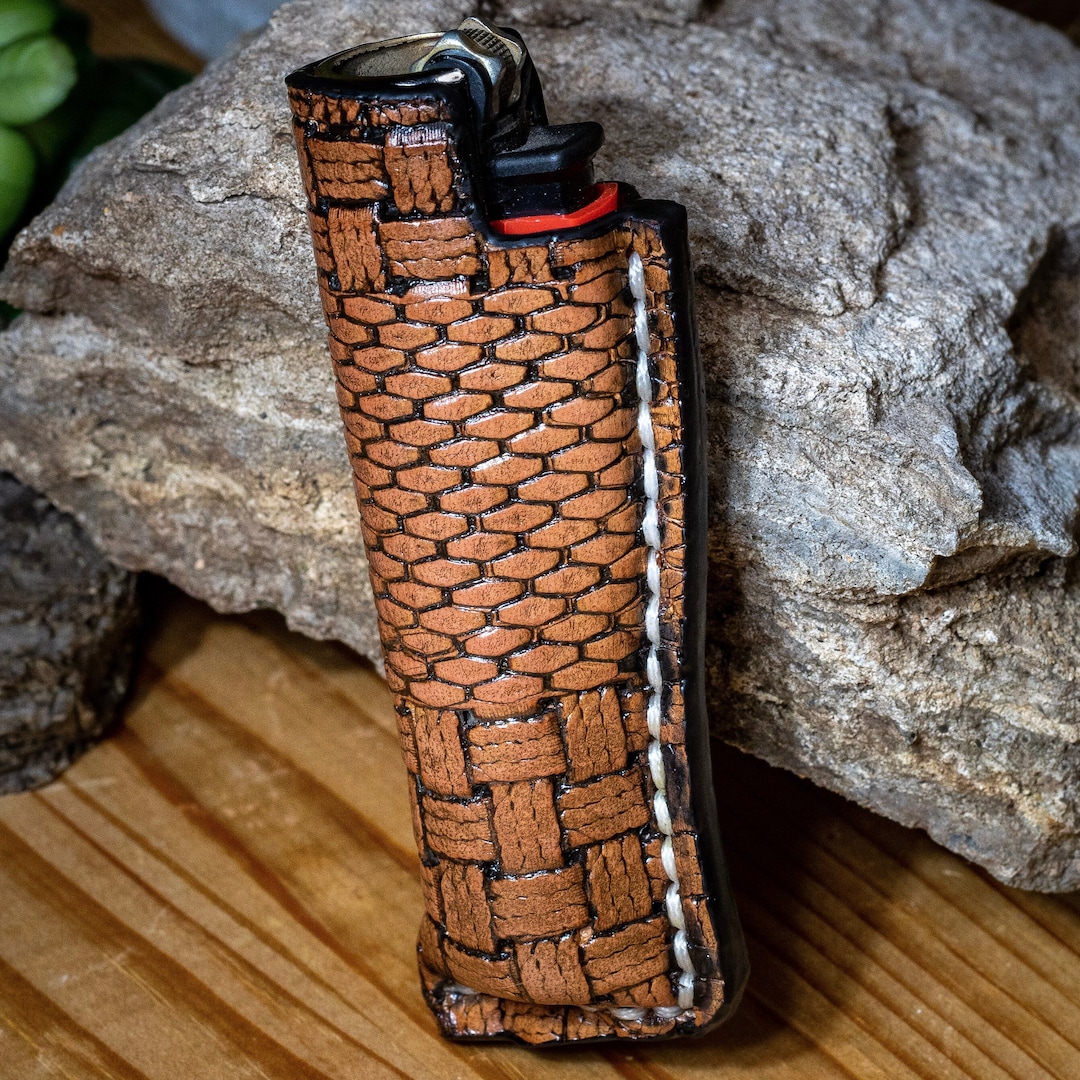 Leather Clipper Lighter Case. Cover for Lighter. Handmade. - Etsy