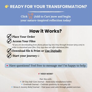 30 Days Daily Gratitude Worksheet Printable | Simple PDF Template for ...