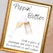 Poppin' Bottles Baby Shower Sign - Etsy