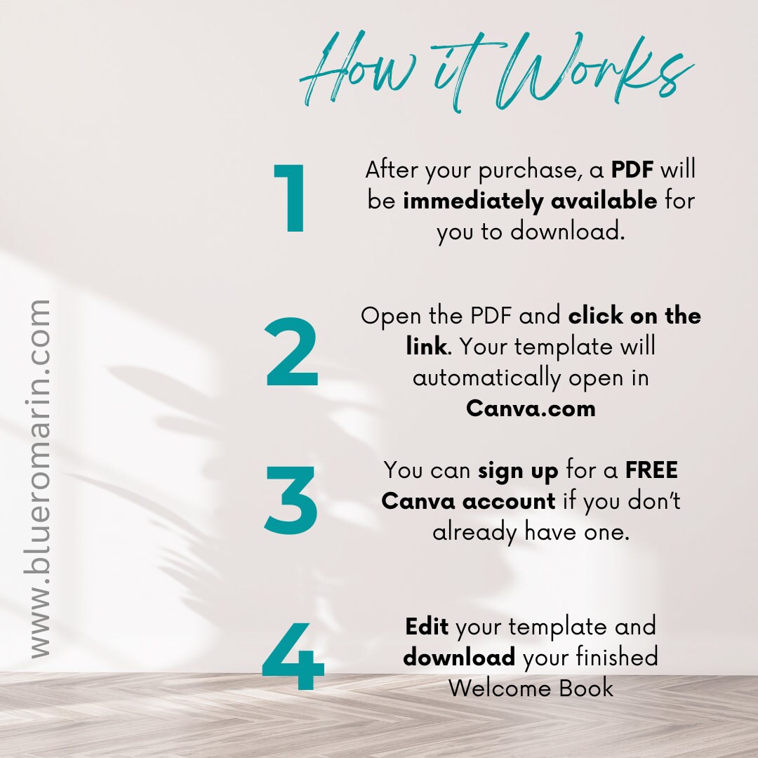 Editable Canva Guest Template, Airbnb Editable Template, House Host ...