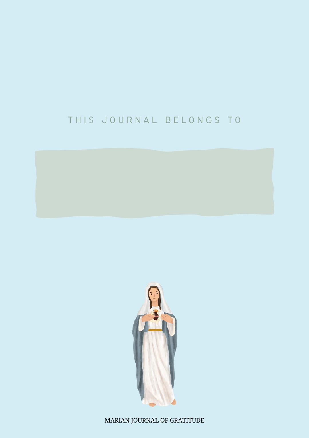 Marian Gratitude Journal With Free Rosary Guide- Deepen Your Catholic ...