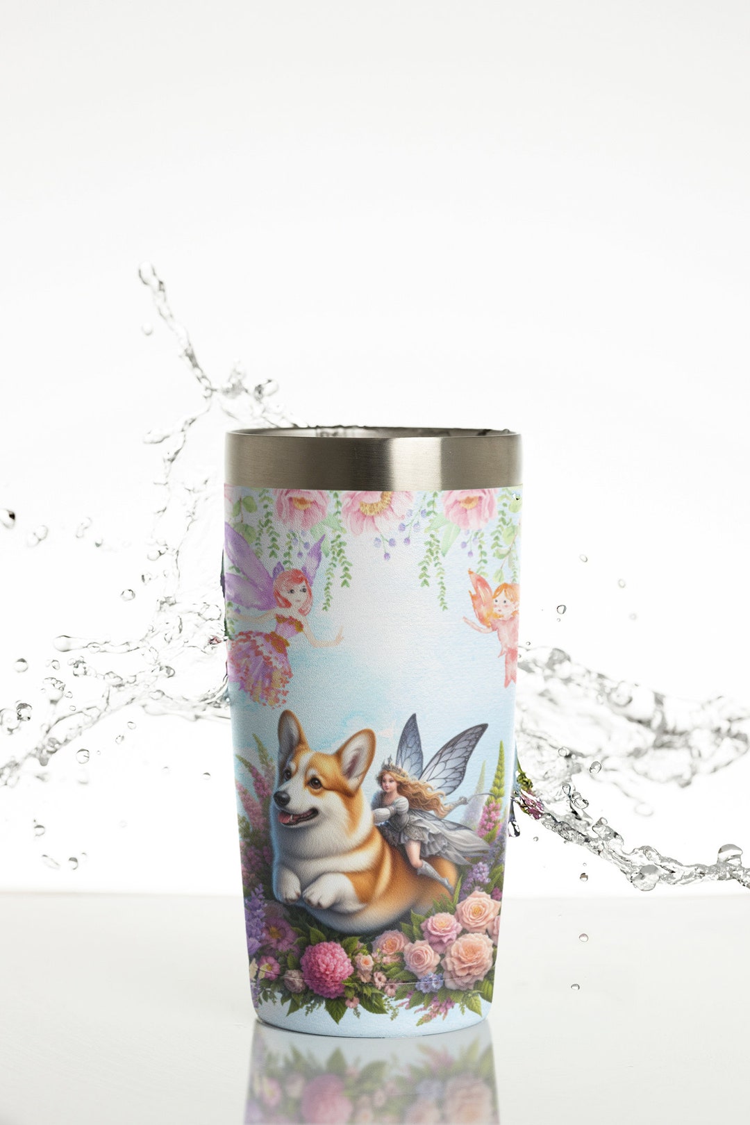 Fairies and Corgis Legends Tumbler - Welsh Heritage Gift - Etsy