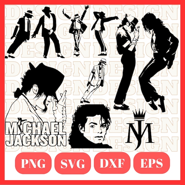 Michael Jackson Svg - Etsy