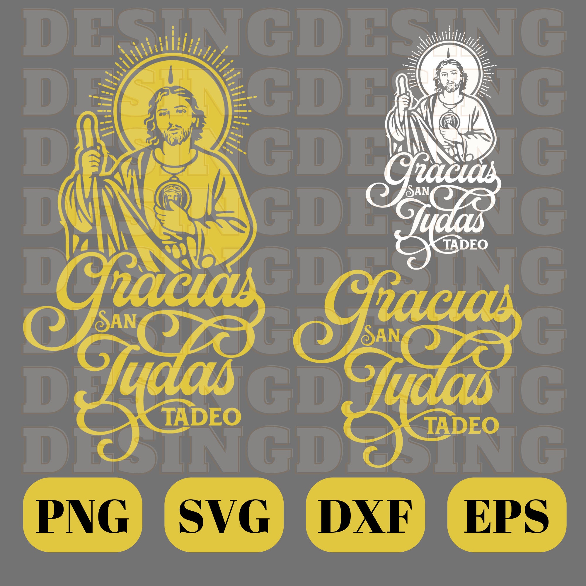 Saint Judas Thaddeus Svg, Judas Png, San Judas Silhouette, Prayer Svg ...