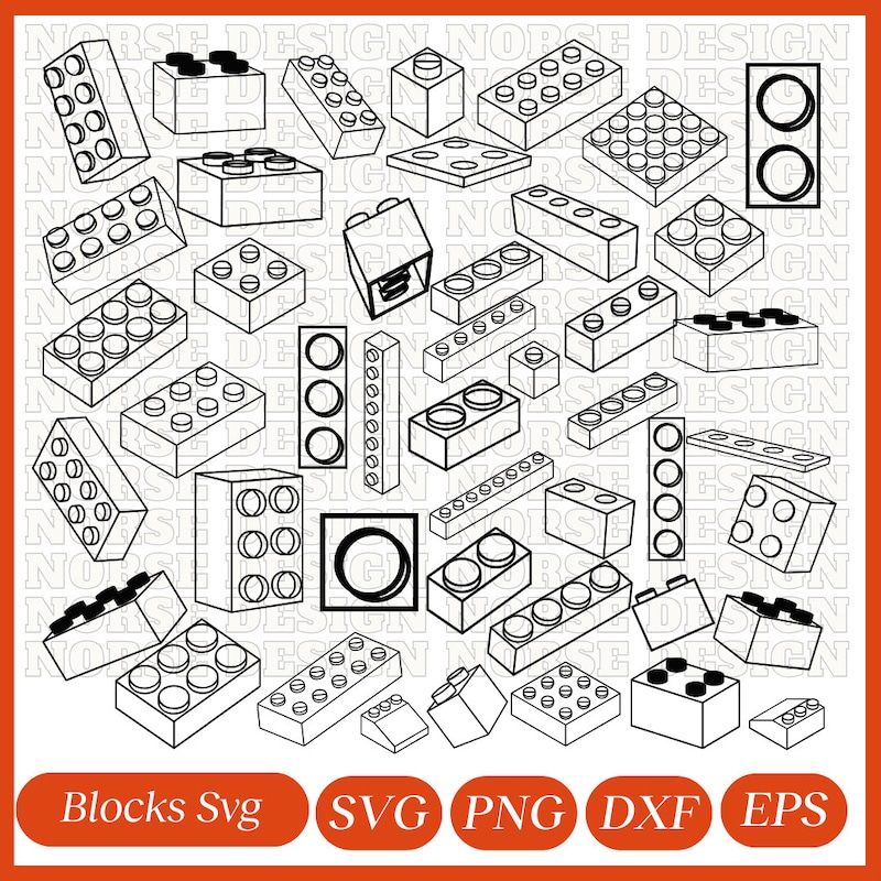 Legos Svg File - Etsy