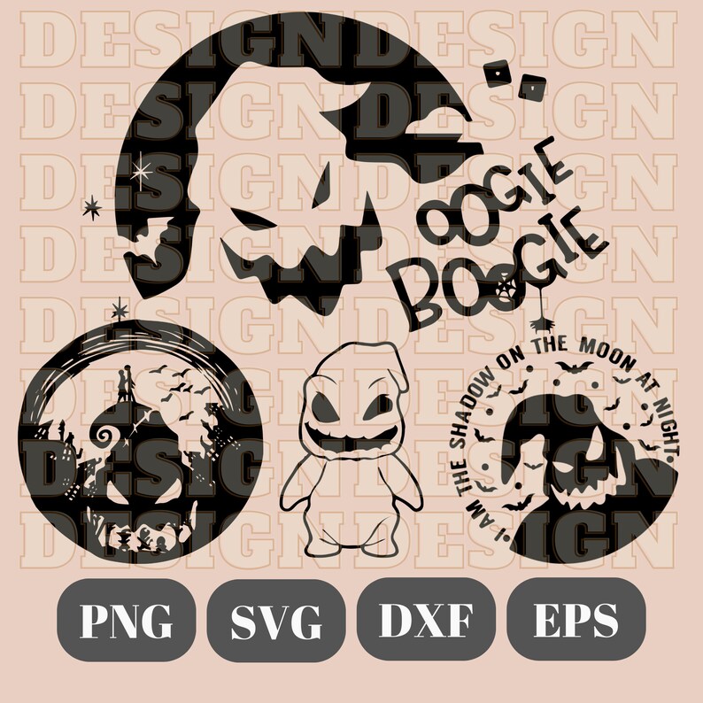 Oogie Boogie Svg Oogie Boogie Png - Etsy