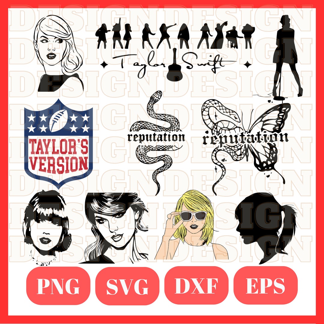 10 Taylor Swift Svg, Taylor Vector svg, Taylor Swift Png, versión de ...