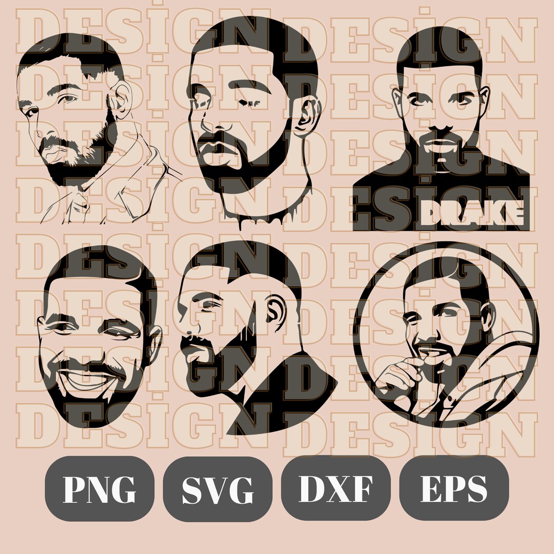Drake Svg, Drake Svg Bundle, Rapper Svg, Cricut for Svg, Silhouette ...
