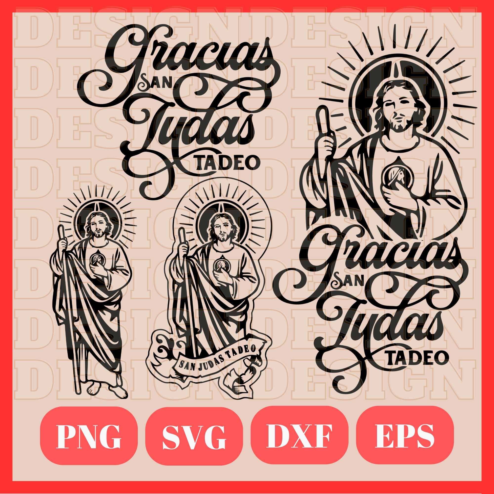 Saint Judas Thaddeus Svg, San Judas Svg, San Judas Silhouette, Prayer ...