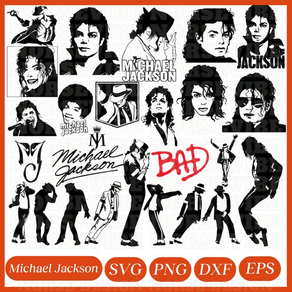 Michael Jackson Svg - Etsy