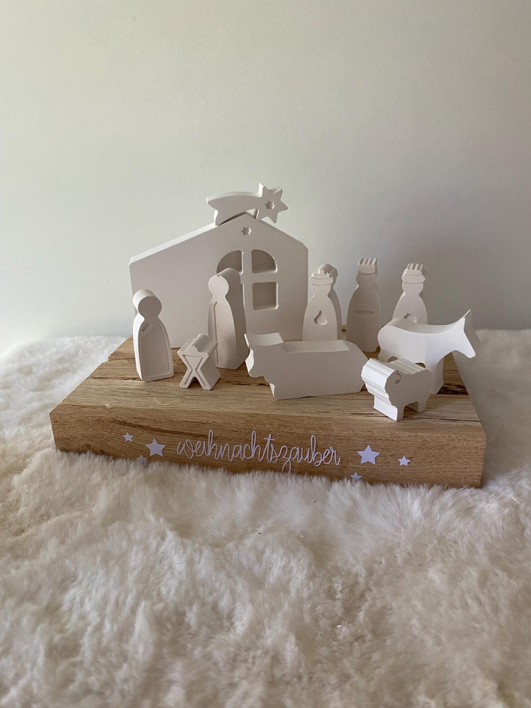 Mini Nativity Scene - Nativity Scene - Raysin Nativity Scene - Table ...