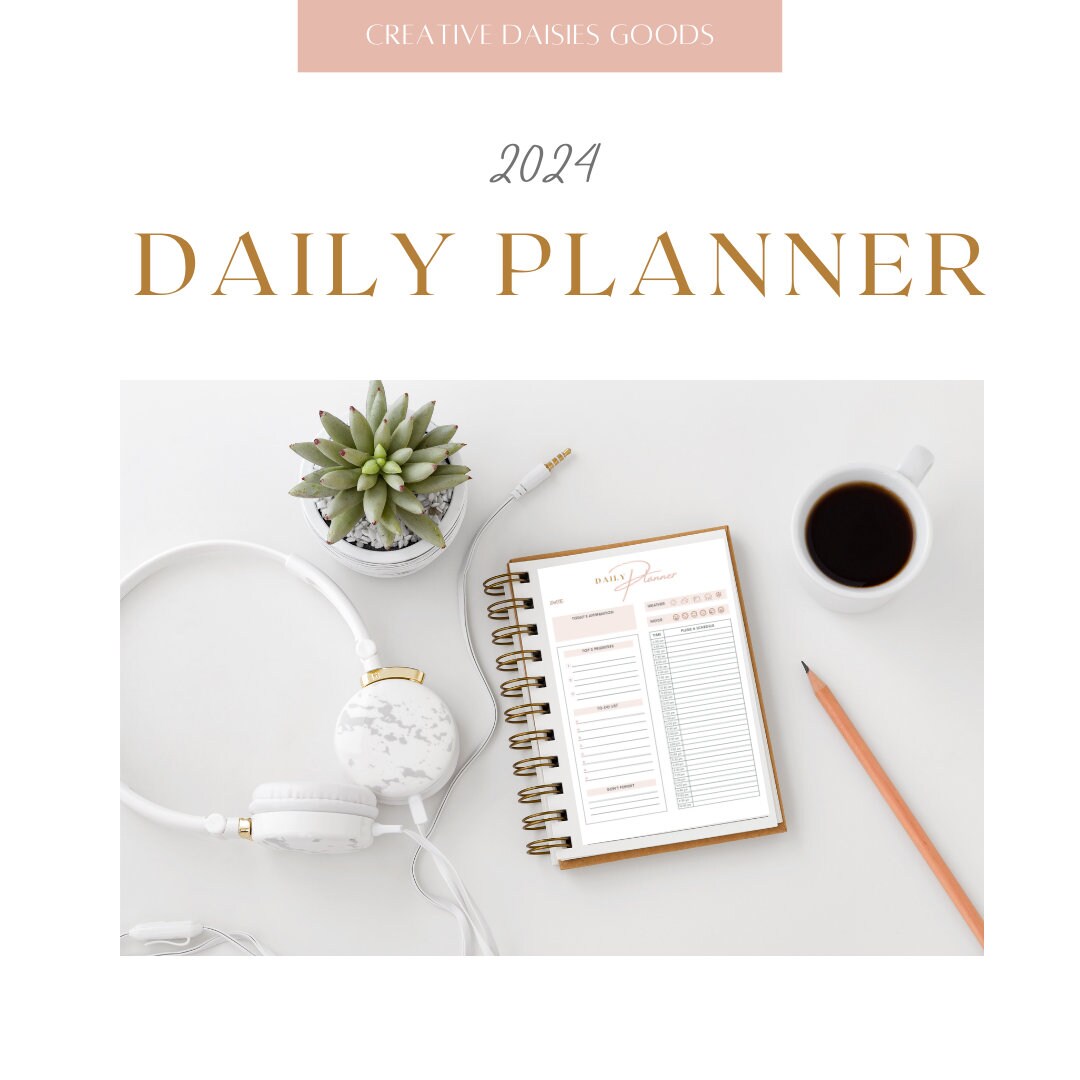 Minimal Daily Planner to Do List Printable, Simple Tasks List Template ...