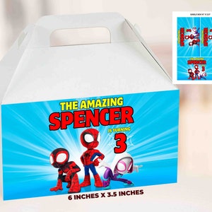 Spiderman Water Label, Chips Bag, Capri Sun, Pringles, Food Labels ...