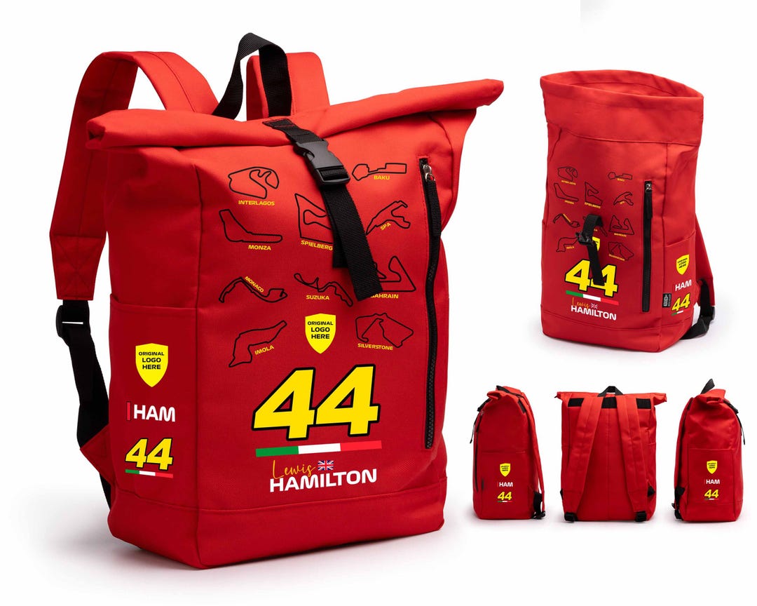 Hamilton 44 Backpack, Hamilton Unisex Bag, Race Car Hamilton Bagpack ...