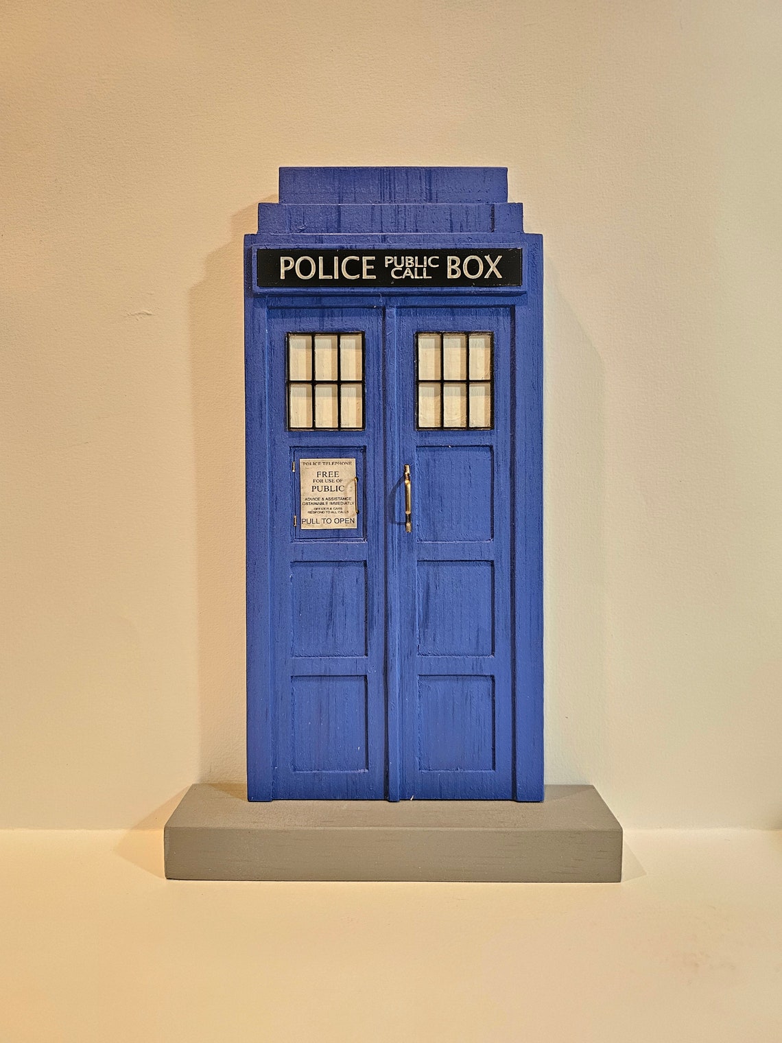 TARDIS, Doctor Who, Key Ring, Real Wood, Small Door, Miniature Door - Etsy