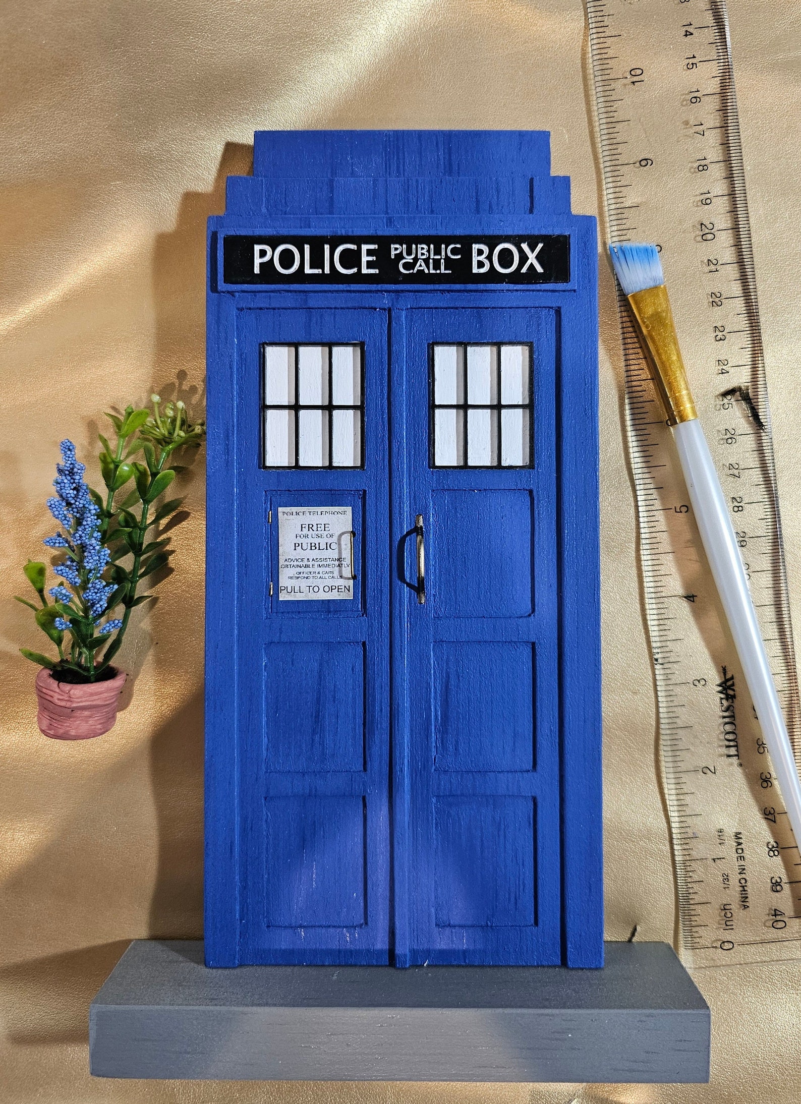 TARDIS, Doctor Who, Key Ring, Real Wood, Small Door, Miniature Door - Etsy