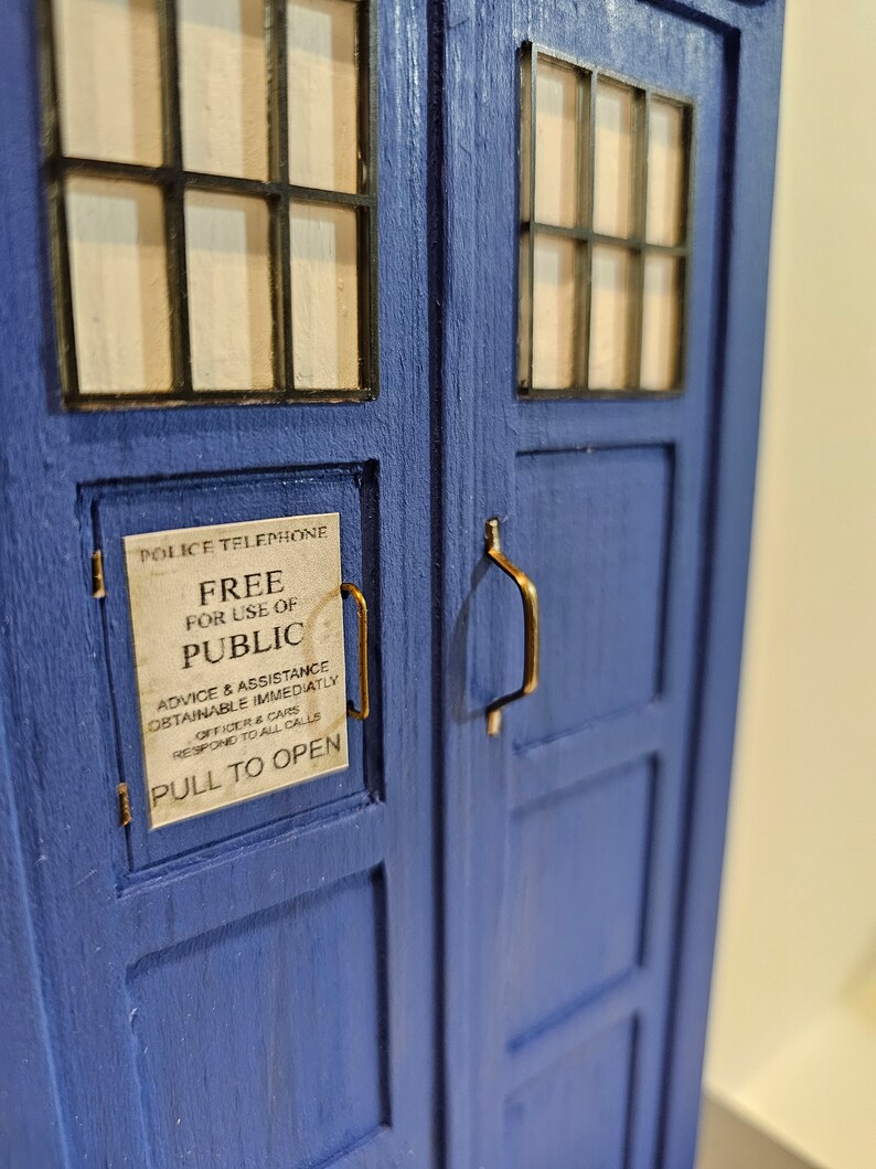 TARDIS, Doctor Who, Key Ring, Real Wood, Small Door, Miniature Door - Etsy