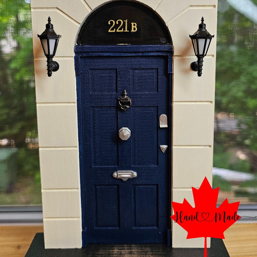 Sherlock Holmes Door - Small Wood Door - 221B Street - Handmade Door - Etsy