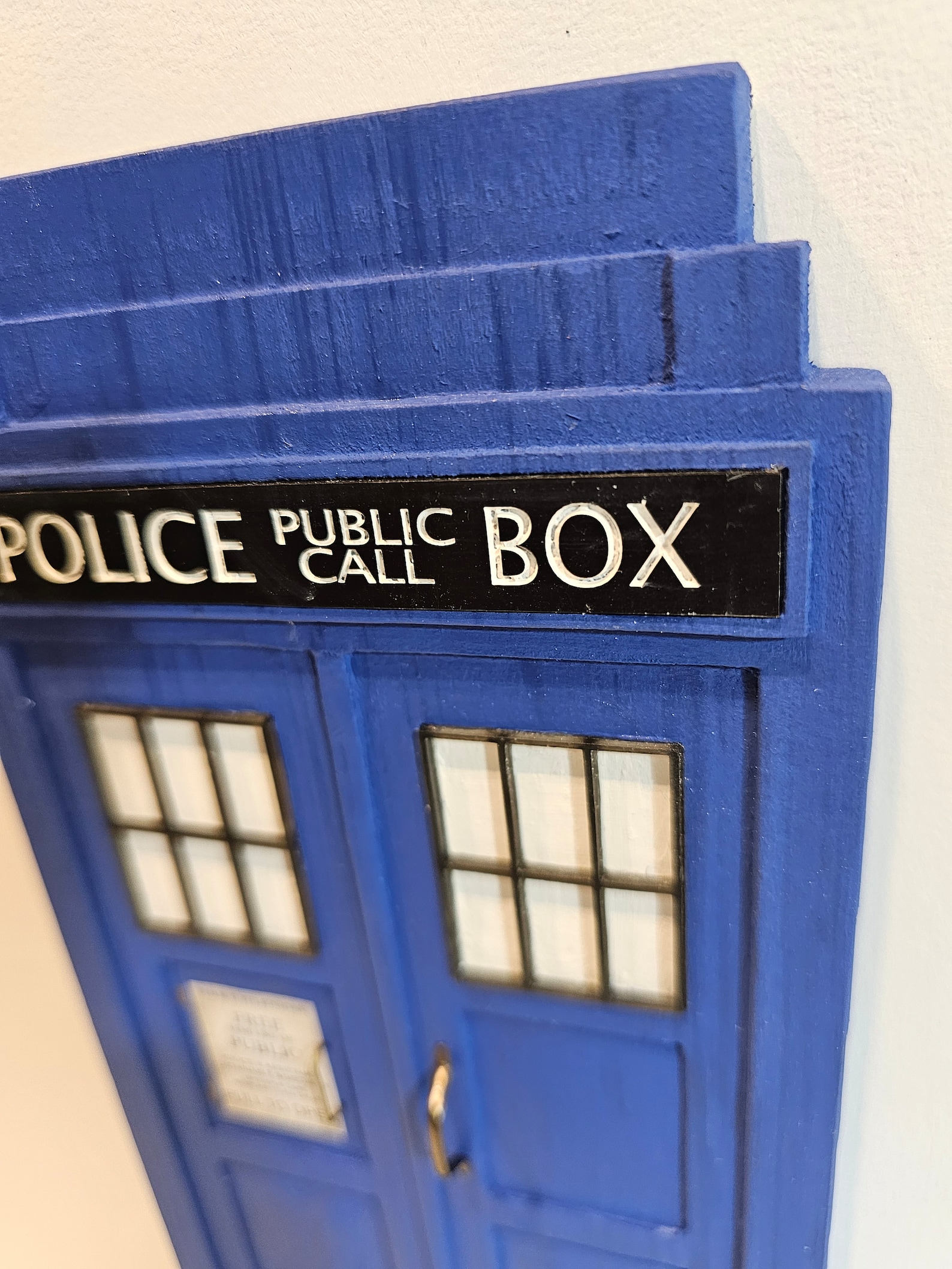 TARDIS, Doctor Who, Real Wood, Small Door, Miniature Door - Etsy UK