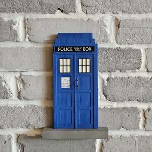 TARDIS, Doctor Who, Key Ring, Real Wood, Small Door, Miniature Door - Etsy