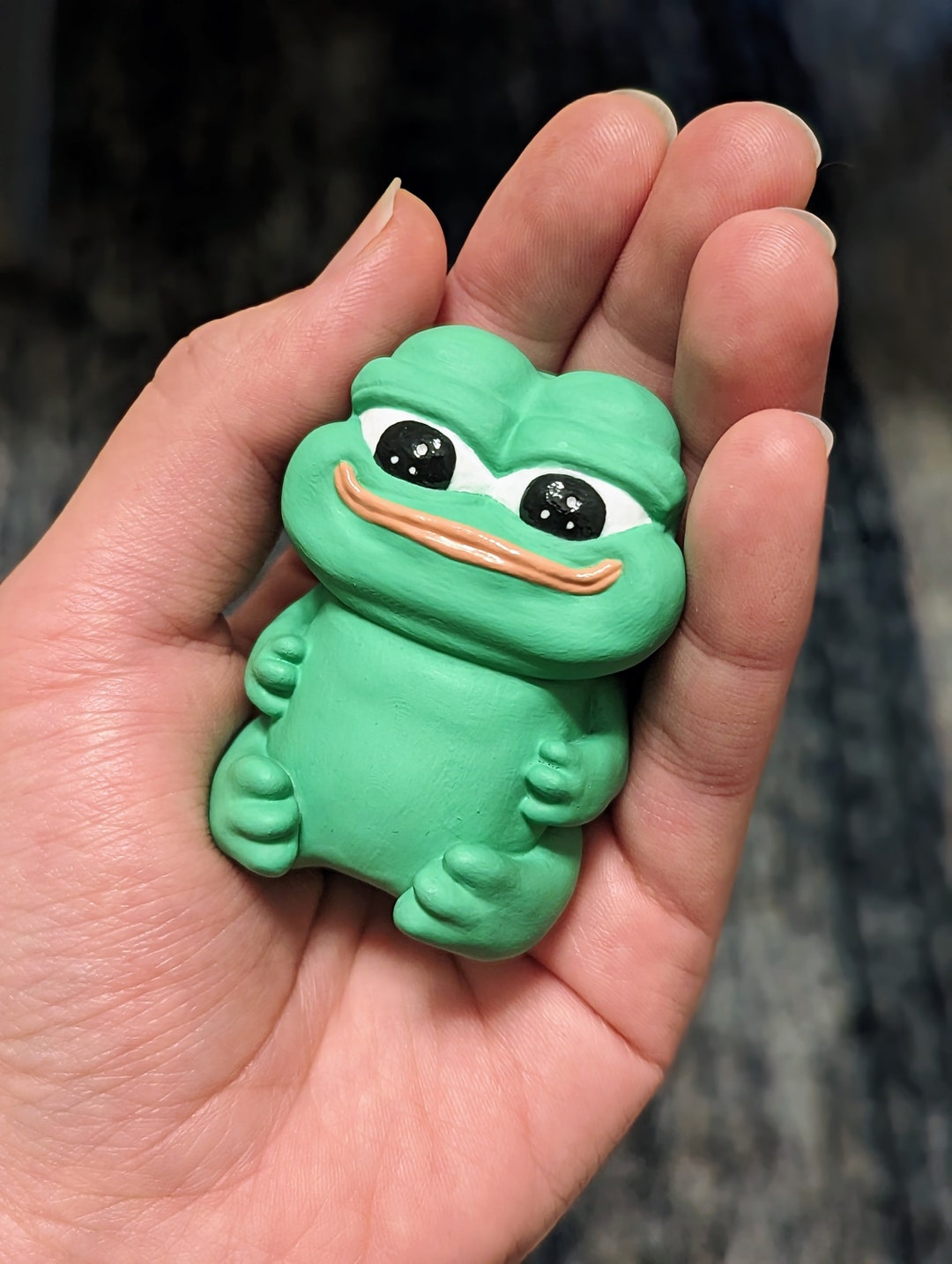 Baby Peepo Pepe Frog Desk Pal Sculpture - Etsy