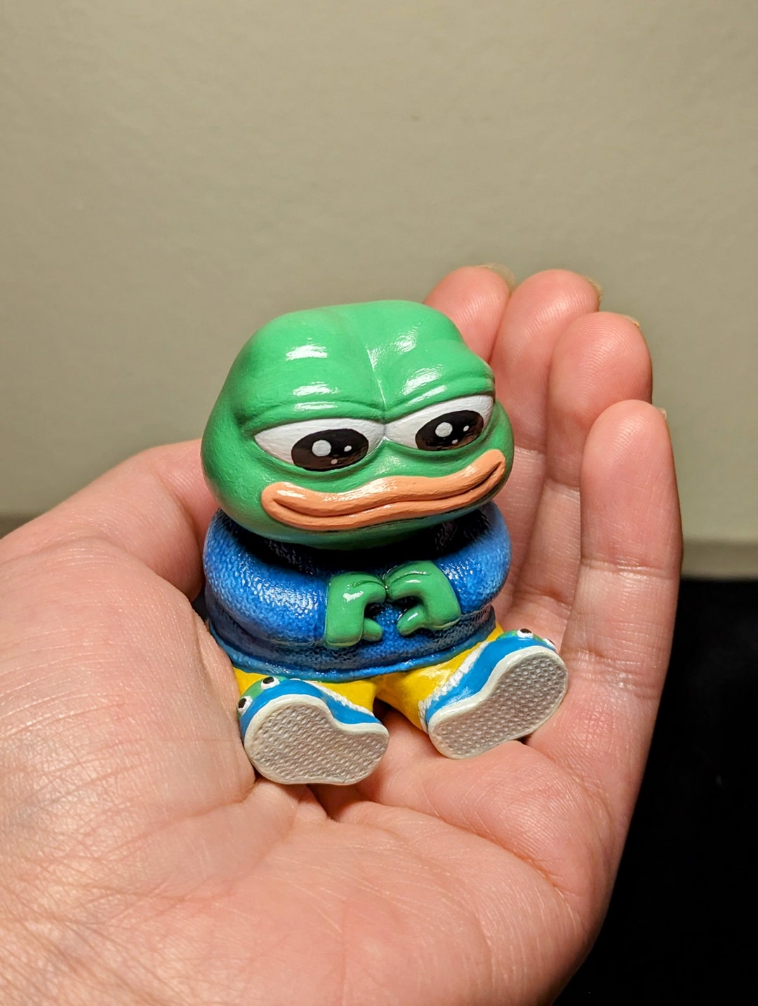 Lovely Peepo Pepe Frog Friend Desk Pal - Etsy
