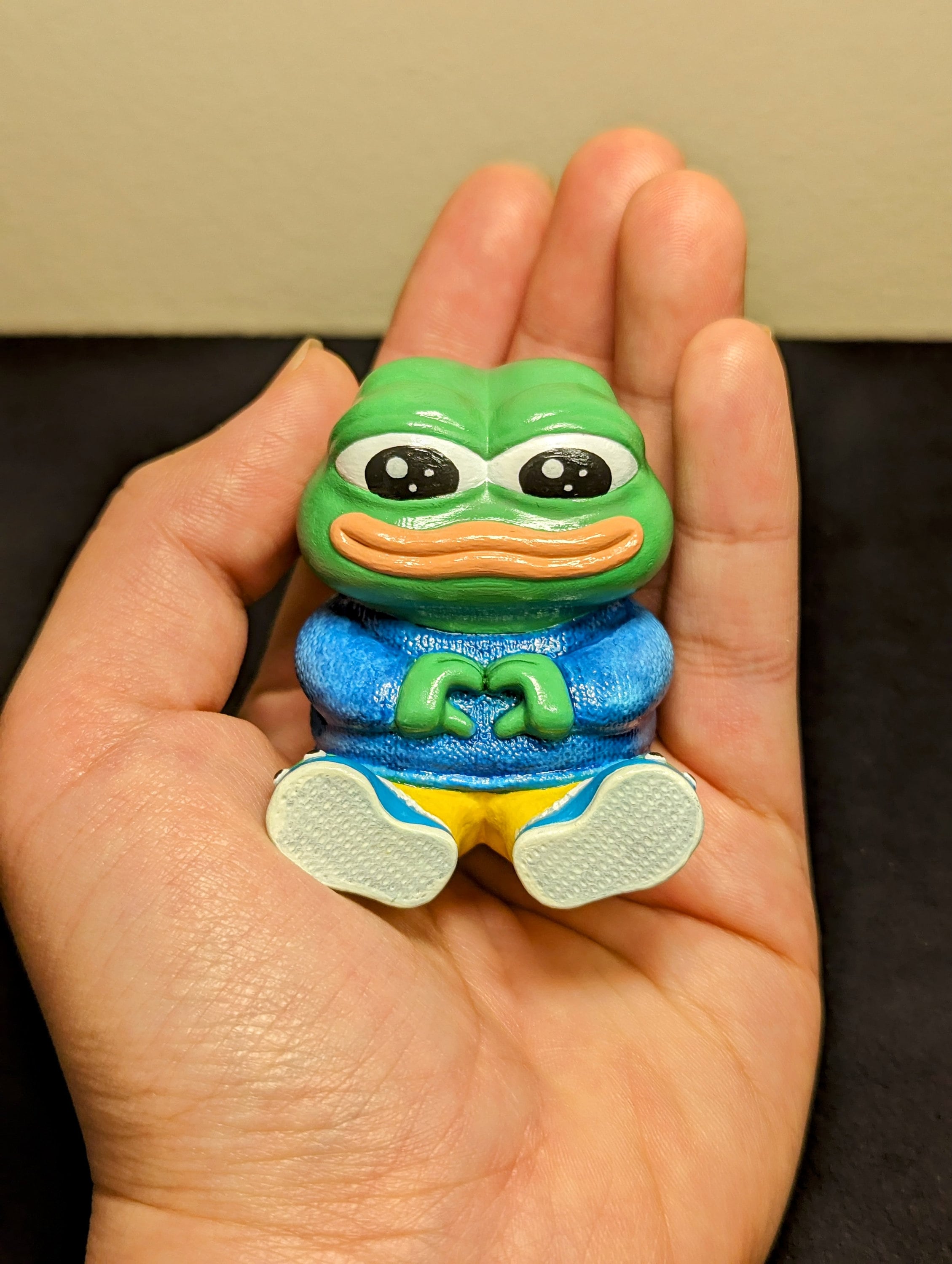 Lovely Peepo Pepe Frog Friend Desk Pal - Etsy