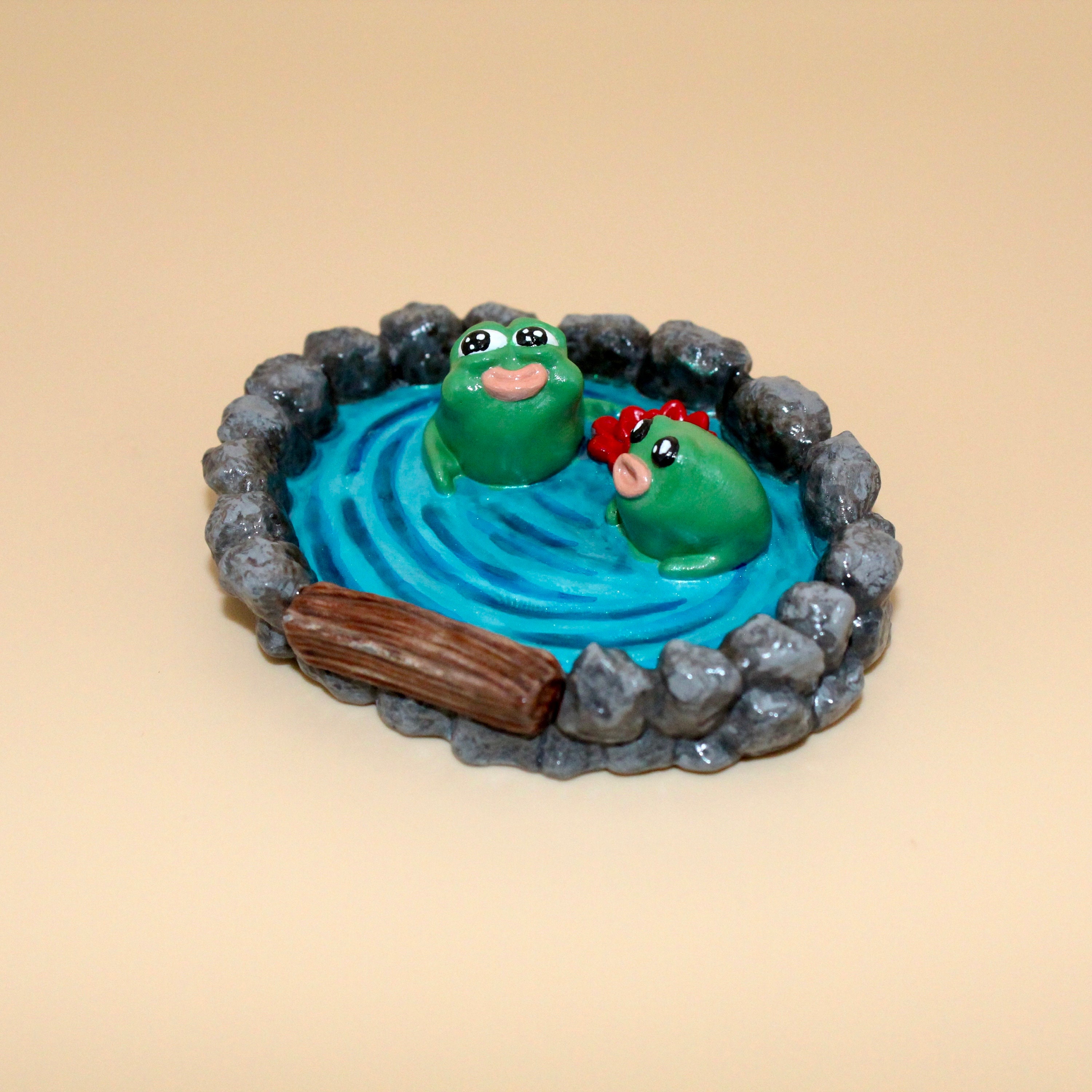Frenly Ponding Peepo Frog Pond - Etsy