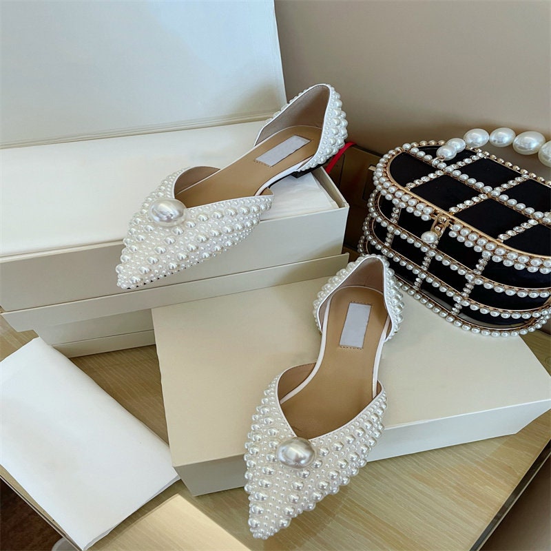 Pearl Bridal Shoes - Etsy