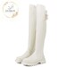 Casual Winter Over Knee Boots With Side Zipper Elegant - Etsy