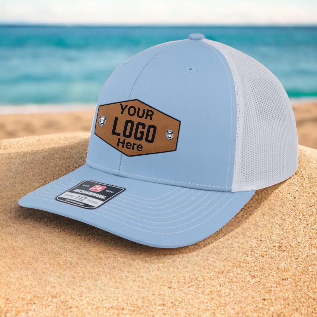 Custom Hat Leather Patch Logo Hat | Logo Engraved Onto Hat | Custom ...