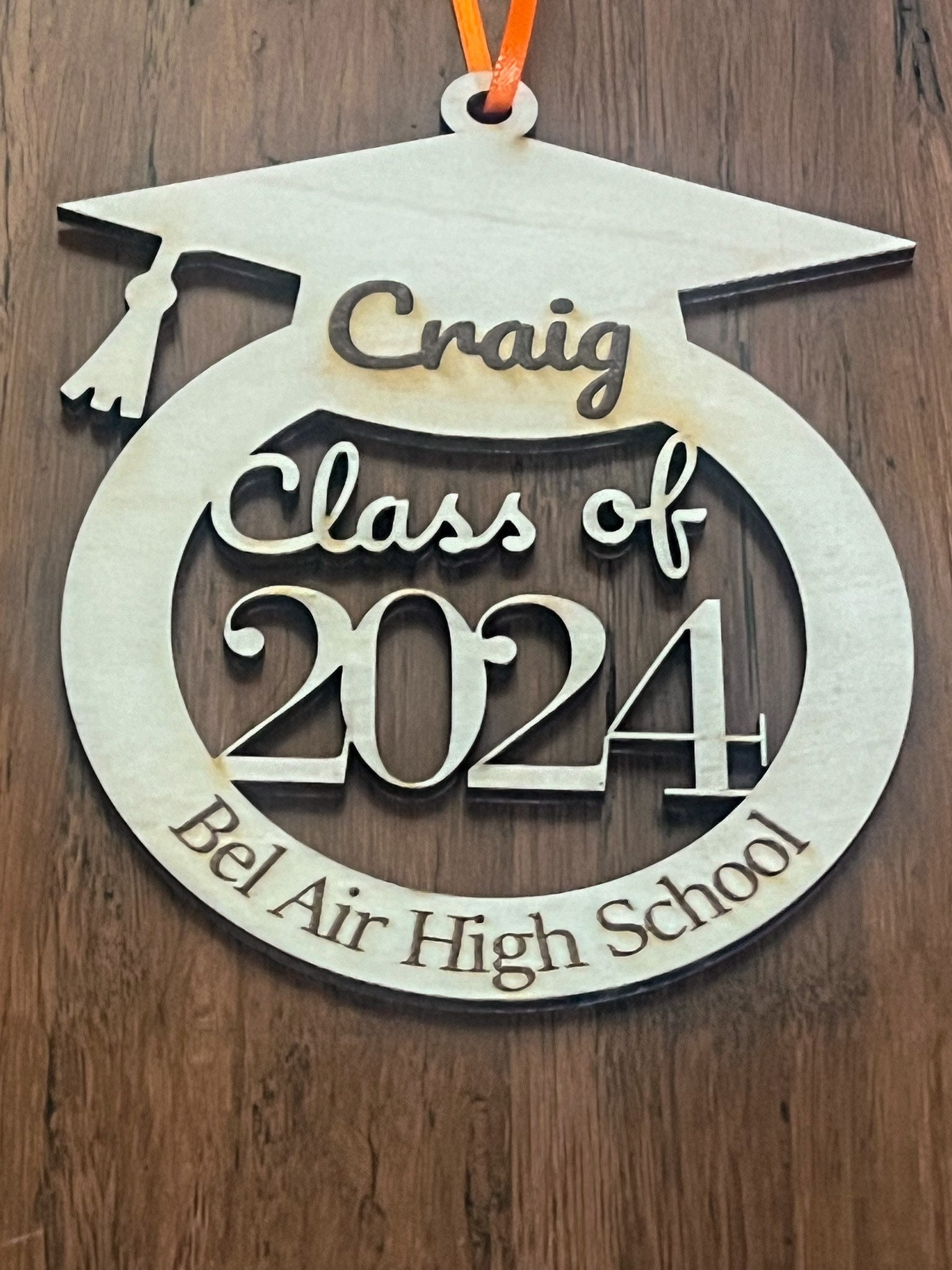 2024 Graduation Custom Ornament Name and School Engraved Class of 2024 ...