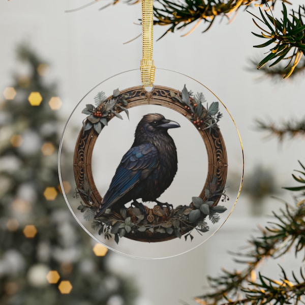 Crow Ornament - Etsy