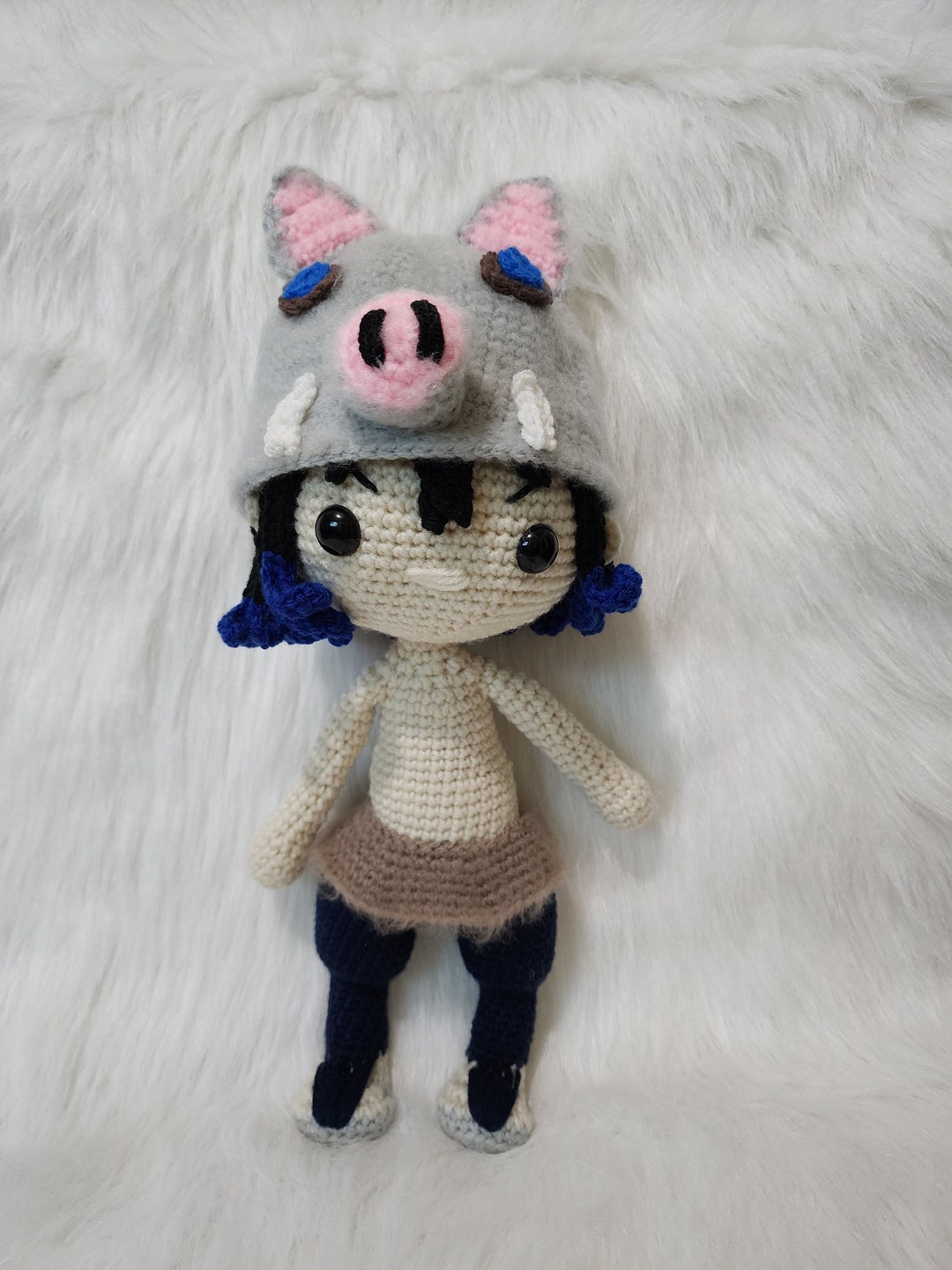 Inosuke Crochet Plushie - Etsy